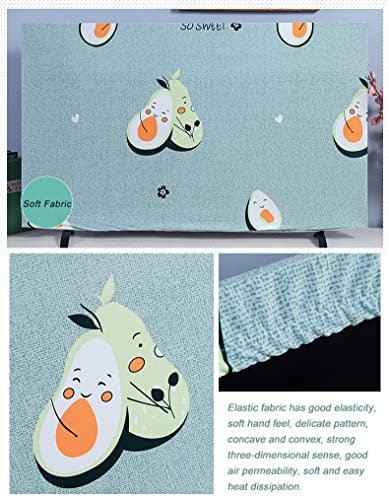 YIJIAFEIFEI LCD TV Dust Cover with Elastic Edge, Breathable TV Cover Dust Proof for Flatscreen, Soft Polyester Fiber Cover for Tv(Size:40 inches)