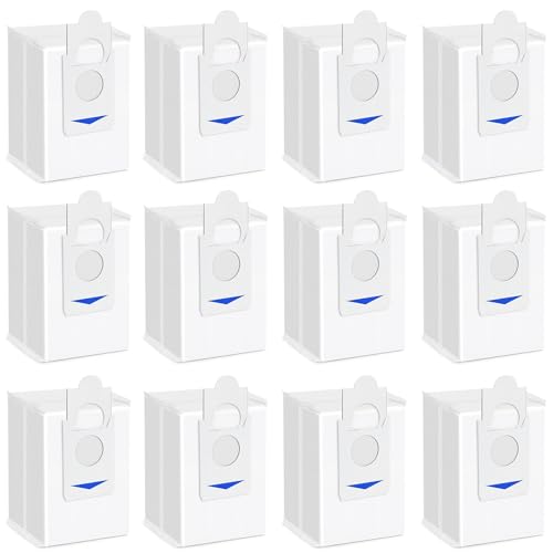 6/12 Pcs Dust Bags For ECOVACS DEEBOT X2 / X2 Omni / X2 Pro/ DEX86 Vacuum Cleaner Robot Replacement Parts, Auto-Empty Station DDB030025 (12 Pack)