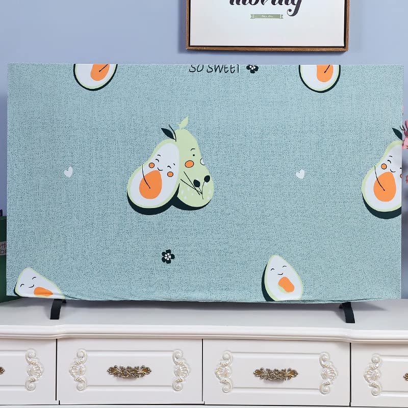YIJIAFEIFEI LCD TV Dust Cover with Elastic Edge, Breathable TV Cover Dust Proof for Flatscreen, Soft Polyester Fiber Cover for Tv(Size:40 inches)