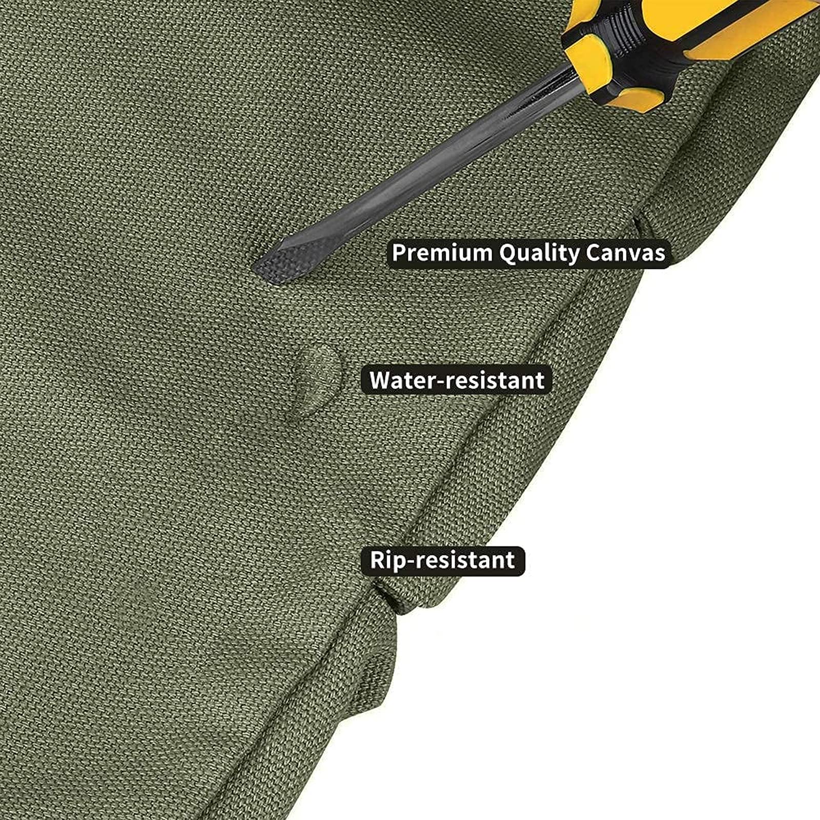 Toll Roll Bag,Canvas Tool Bags For Men,Small Tool Bag,Heavy Duty Tool Roll Up Bag with 5 Zipper Pockets,Wrench Roll Organizer For Mechanic Carpenter Electrician,Tool Roll Organizer.Car Camping Gear