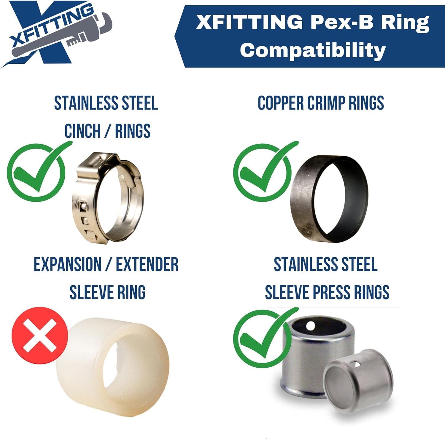 5 PIECES XFITTING 3/4" PEX X 3/4" MALE NPT THREADED ELBOW 90 DEGREE BRASS BARBED CRIMP FITTING - BRASS, FULL PORT
