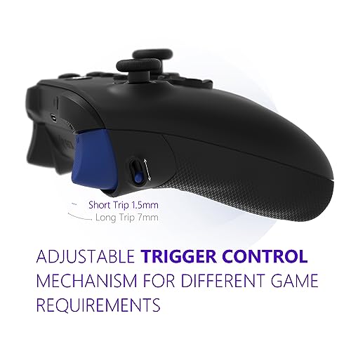 HEXGAMING ULTRA X Wireless Controller for Xbox Series X & S, for Xbox One, for Windows 7/8/10-4 Remappable Back Buttons - Adjustable Triggers - Interchangeable Thumbsticks - 6 Profiles - Green Weeds