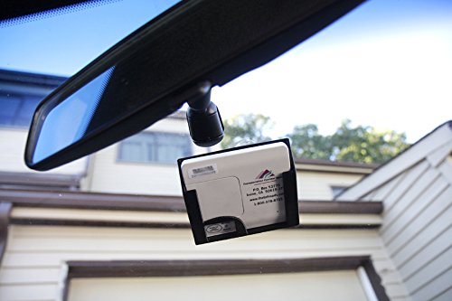 Free Thought Designs Toll Transponder Holder for Fastrak Pass in California (CA) 4 Point Mount - Black, Made in The USA