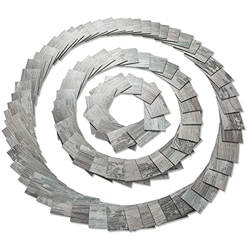 AULIGET 100 Piece Peel and Stick Backsplash PVC Tile, 3 Inch x 6 Inch Rustic Brick Stick on Tiles for Backsplash Kitchen, Bathroom, Laundry Room, Camper, Fireplace
