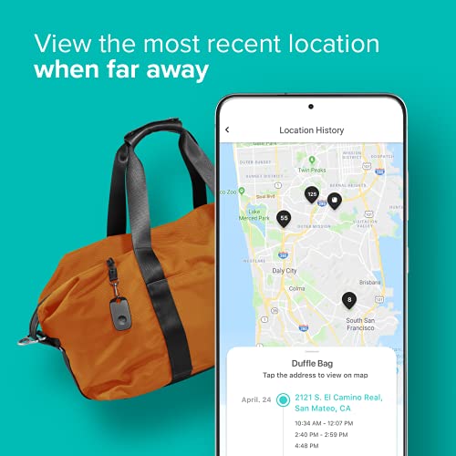 Tile Pro (2022), 2-Pack (Black/White). Powerful Bluetooth Tracker, Keys Finder and Item Locator for Keys, Bags, and More; Up to 400 ft Range. Water-Resistant. Phone Finder. iOS & Android Compatible