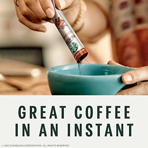 Starbucks VIA Instant Coffee Dark Roast Packets — French Roast — 100% Arabica - 8 Count (Pack of 12) - Packaging may vary