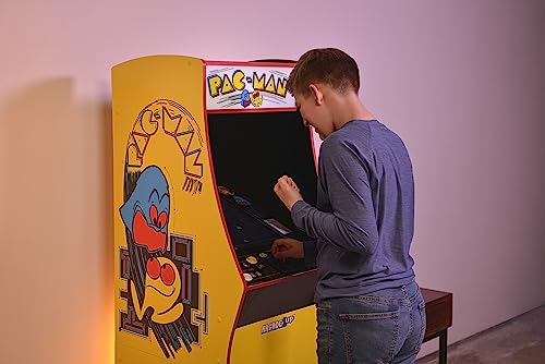 Arcade1Up PAC-Man Deluxe Arcade Machine for Home - 5 Feet Tall - 14 Classic Games