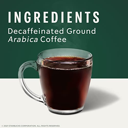 Starbucks Decaf Ground Coffee — Pike Place Roast — 100% Arabica — 1 bag (12 oz.)
