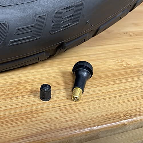 Slime 2080-A Tubeless Tire Valves 1¼", TR 413 45, Schrader valve stem, pack of 2 valves