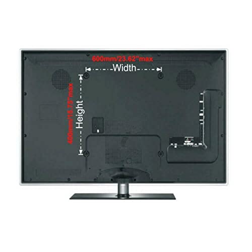 Tilt 15°TV Wall Mount for 32 37 40 47 50 55 60 65 70 Plasma LED LCD TV Display, Heavy-Duty Steel Construction in Classic Black Finish, Load Capacity Up to 110lbs GPJCFCDUS