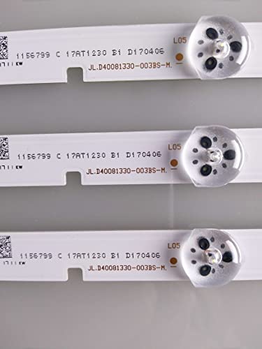 Therpios LCD TV- LED Strip Compatible with Hisense 40'' TV JL.D40081330-003BS-M H40M2100C H40M2600 JHD400DF-E31 40H3C1 40H3B Sharp LC-40LB480U NS-40D510NA19
