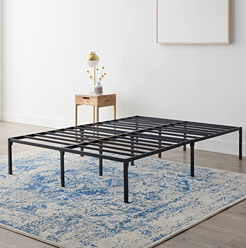 Linenspa 14” Heavy Duty Metal Platform Bed Frame – Twin XL Bed Frame – No Box Spring Needed – Underbed Storage
