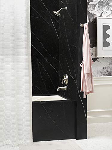 Moen 82970SRN Halle Posi-Temp Tub and Shower with Valve Included, Spot Resist Brushed Nickel