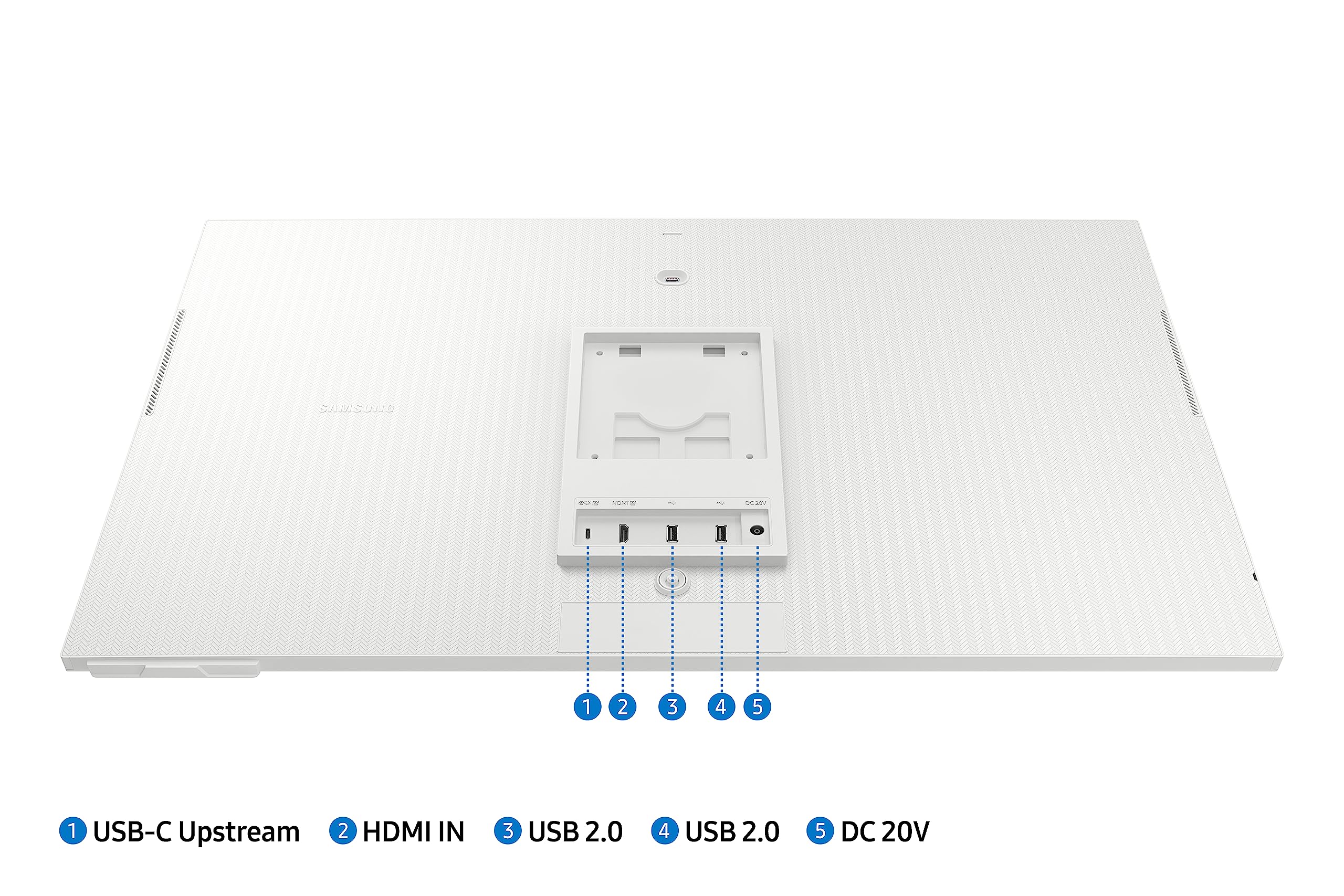 SAMSUNG 32-Inch M70C Series UHD Smart Computer Monitor w/Streaming TV, Gaming Hub, Adjustable Stand, Remote PC Access, Slimfit Camera, Multiple Ports, Mobile Connectivity, LS32CM703UNXZA, White