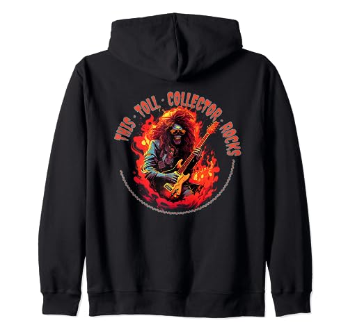 This Toll Collector Rocks Funny Musician Zip Hoodie