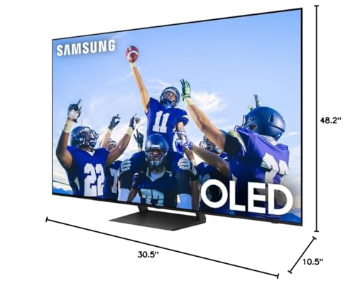 SAMSUNG QN55S90CAFXZA 55 Inch 4K OLED Smart TV with AI Upscaling with a LL11-B1 Super Slim Fixed-Position Wall Mount for 40" - 85" TVs (2023)(USED)
