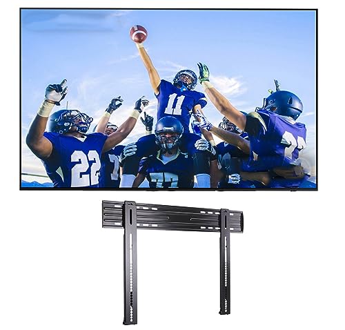 SAMSUNG QN55S90CAFXZA 55 Inch 4K OLED Smart TV with AI Upscaling with a LL11-B1 Super Slim Fixed-Position Wall Mount for 40" - 85" TVs (2023)(USED)