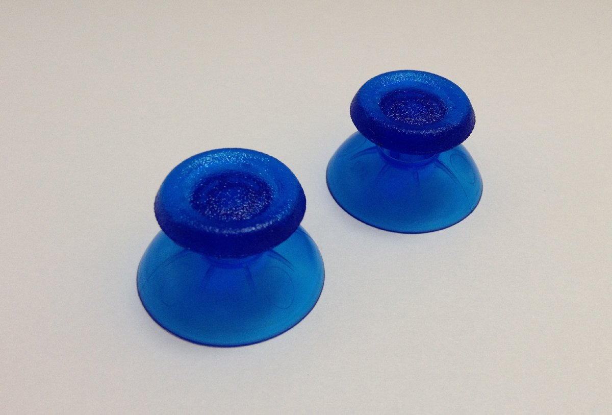 E-MODS GAMING 2 x Thumbsticks Thumb sticks for Playstation 4 /PS4 Controller - Ice Blue