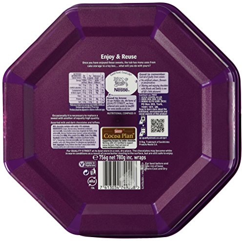 Nestle Quality Street 650g Tub of Assorted Wrapped Chocolates