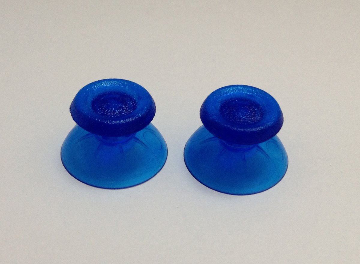 E-MODS GAMING 2 x Thumbsticks Thumb sticks for Playstation 4 /PS4 Controller - Ice Blue