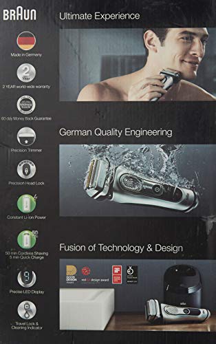 BRAUN Series 9 9295cc Wet & Dry Men's Electric Shaver
