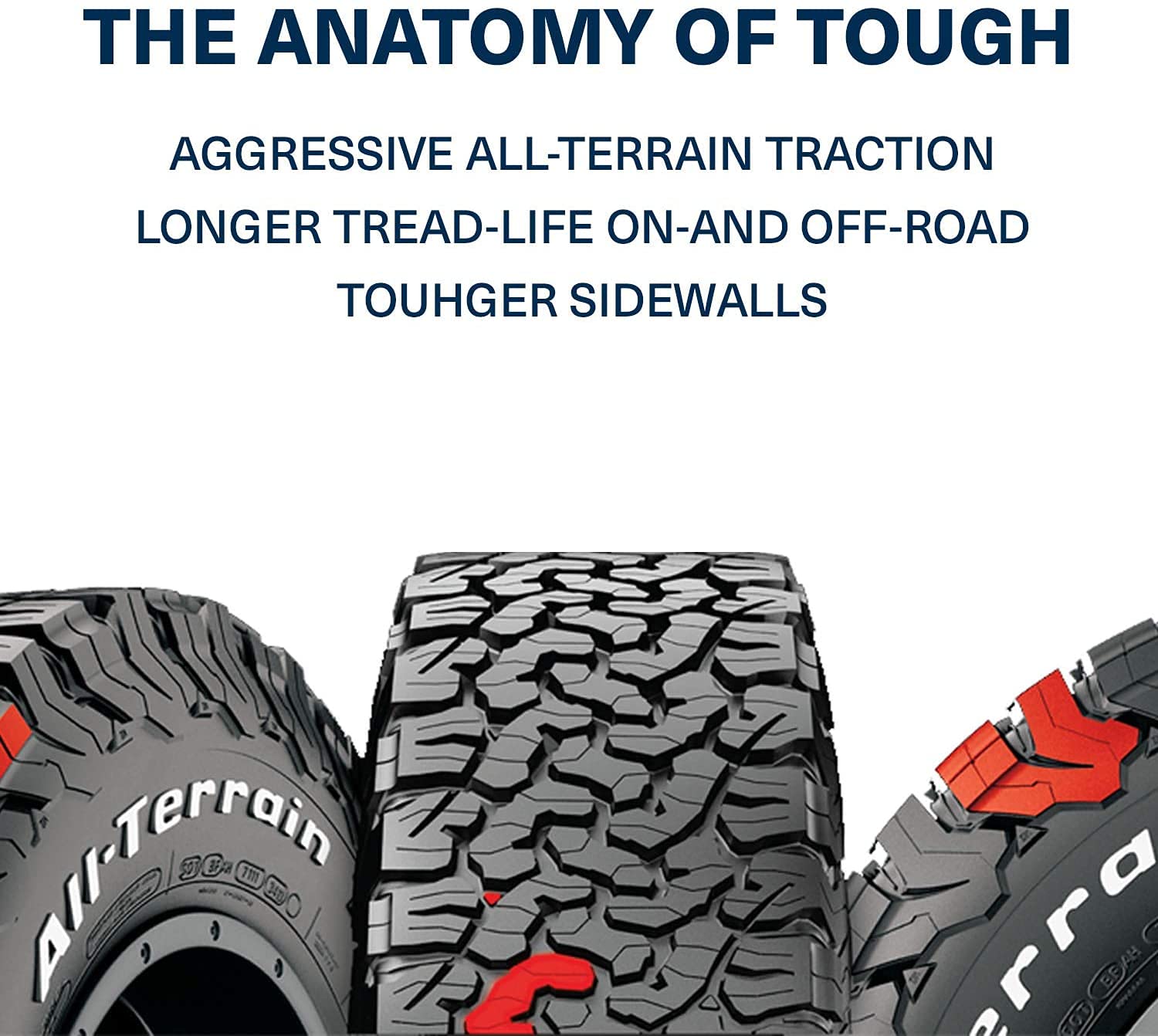 BFGoodrich All Terrain T/A KO2 Radial Car Tire for Light Trucks, SUVs, and Crossovers,LT285/70R17/C 116/113Q