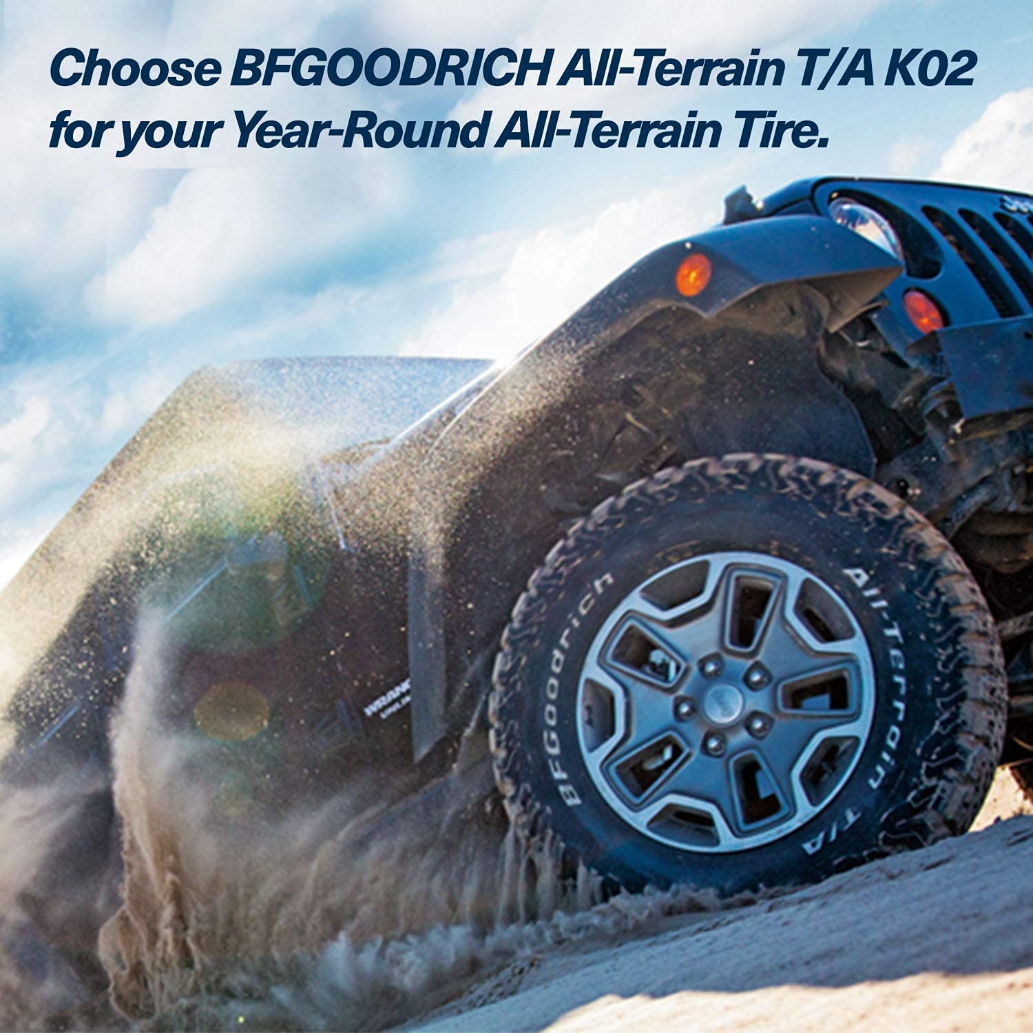 BFGoodrich All Terrain T/A KO2 Radial Car Tire for Light Trucks, SUVs, and Crossovers,LT285/70R17/C 116/113Q