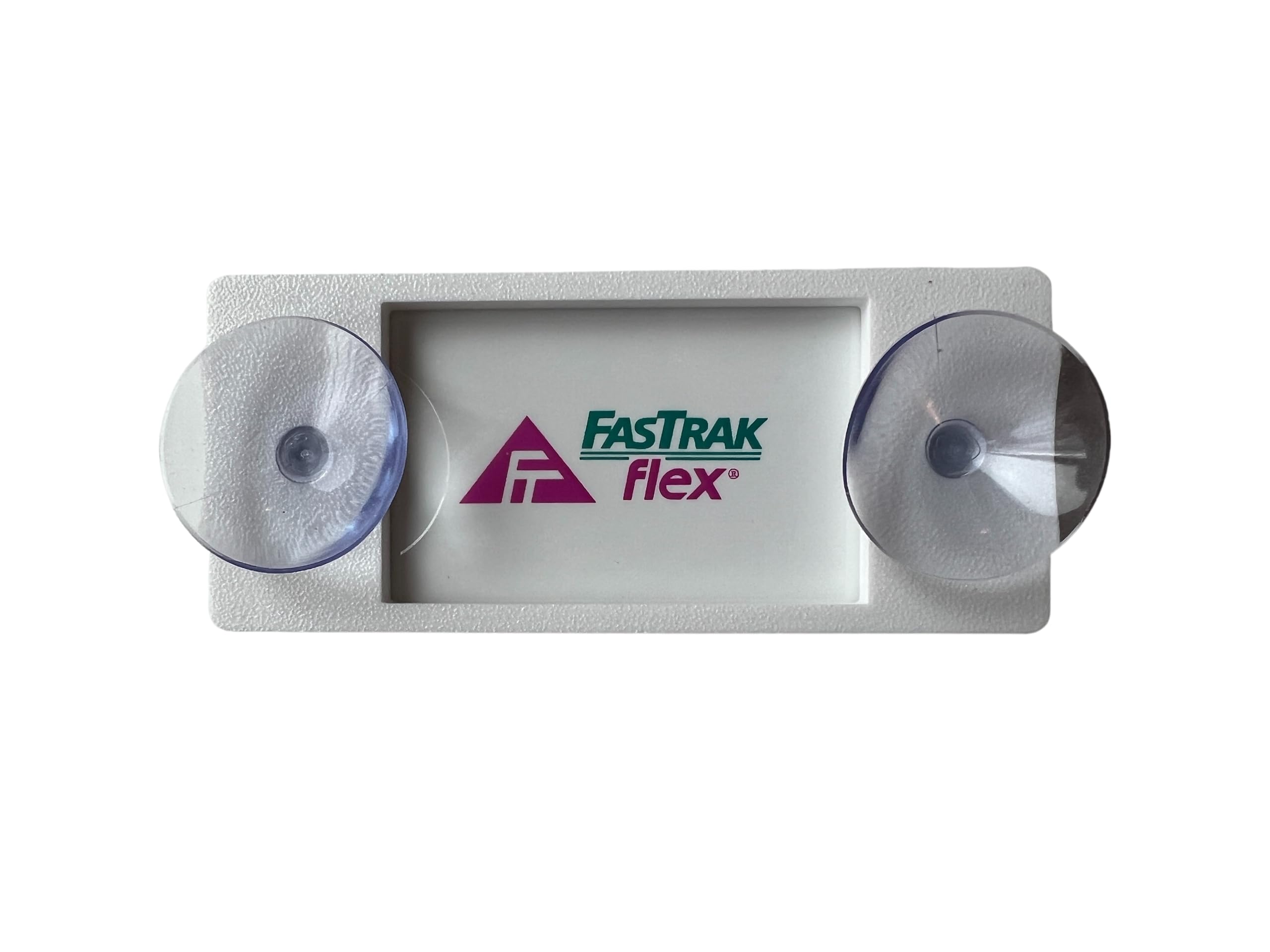 Fastrak Flex Transponder Toll Pass Holder with Suction Cups for Mounting on Windshield of Vehicles.