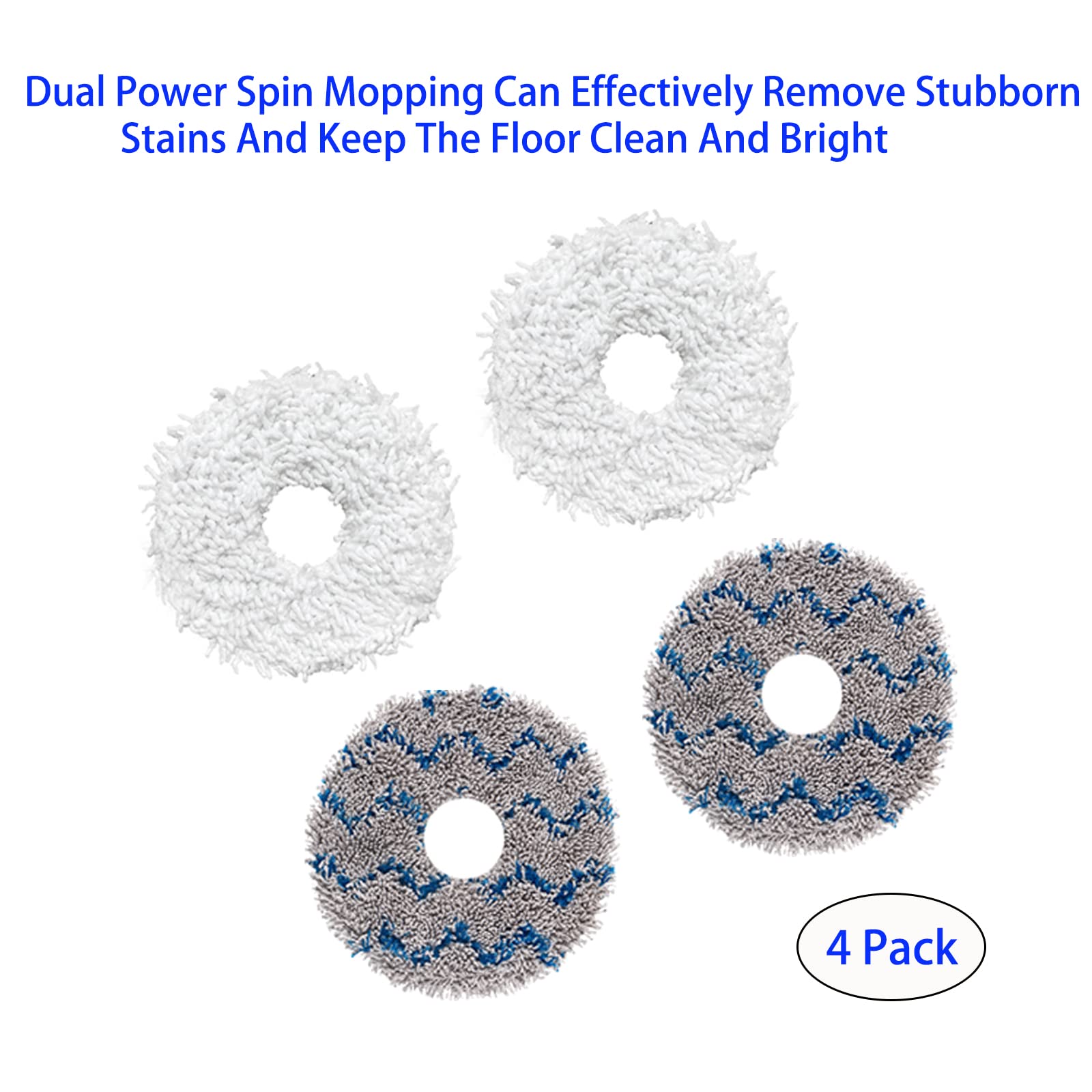 DEEBOT X1 Series Replacement Accessories Set Fit for ECOVACS X1 Omni / X1 TURBO Robot Vacuum Include 1 Main Brush 6 Side Brushes 2 Filter 4 Mop Pads 3 Dust bag Parts