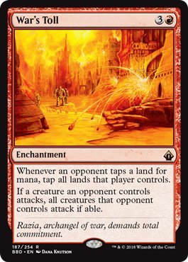 War's Toll - 187/254 - R - Battlebond