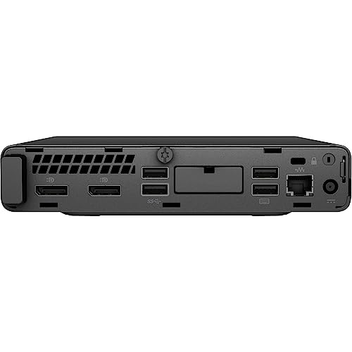 HP EliteDesk 800 G4 School & Business Mini Desktop (Intel i5-8500 6-Core, 16GB RAM, 2x4TB PCIe SSD (8TB), Intel UHD 630, USB 3.1, Display Port, Win 10 Pro) Refurbished (Renewed)
