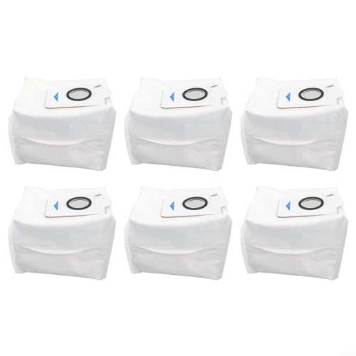 6PCS Dust Bags For ECOVACS For DEEBOT DDB030025 X2 Omni Robot Vacuum Cleaner, Vacuum & Dust Collector Bags Accessories