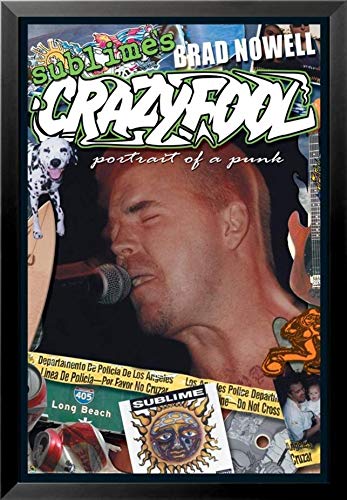 buyartforless Work Framed Sublime Crazy Fool Brad Nowell Long Beach 36x24 Music Art Print Poster, Beige