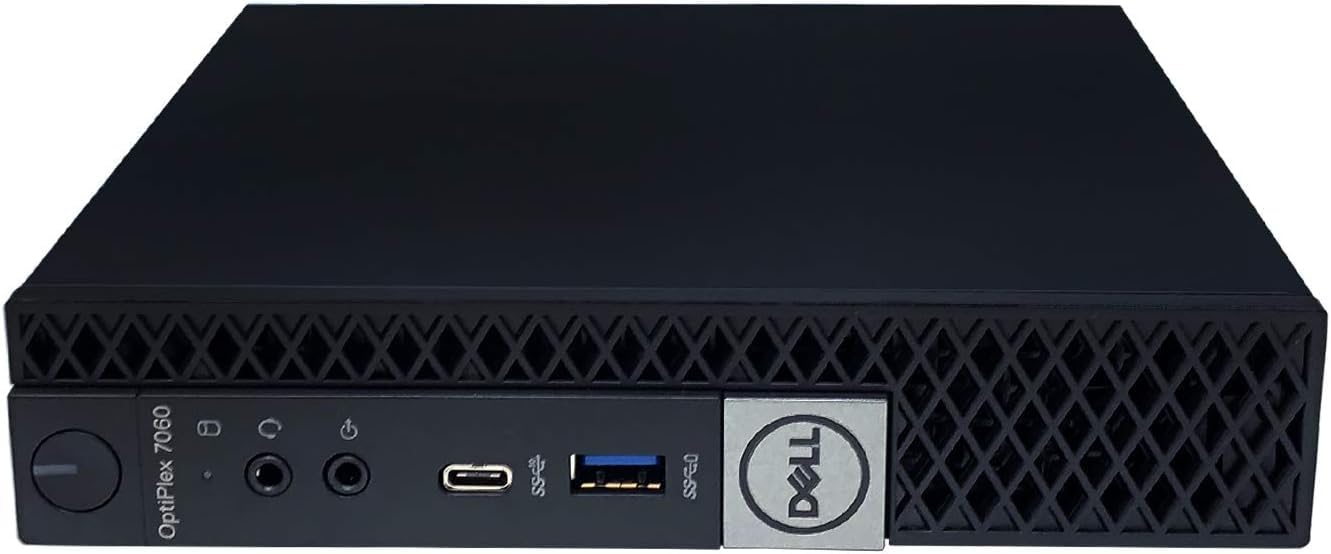 Dell Optiplex 7060 Mini PC Desktop, Micro Computer w/Intel Core i5-8500T 3.5GHz, 16GB RAM, 512GB SSD, WiFi, Bluetooth, Windows 11(Renewed)