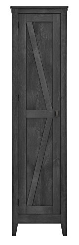 Ameriwood Home Farmington Wide Storage Cabinet, 31.5", Rustic Gray & Home Farmington Wide Storage Cabinet, 18", Rustic Gray,7531196COM