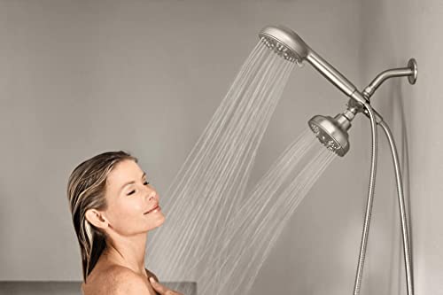 Moen 200C0SRN Hydro Energetix Combination Shower, Spot Resist Brushed Nickel