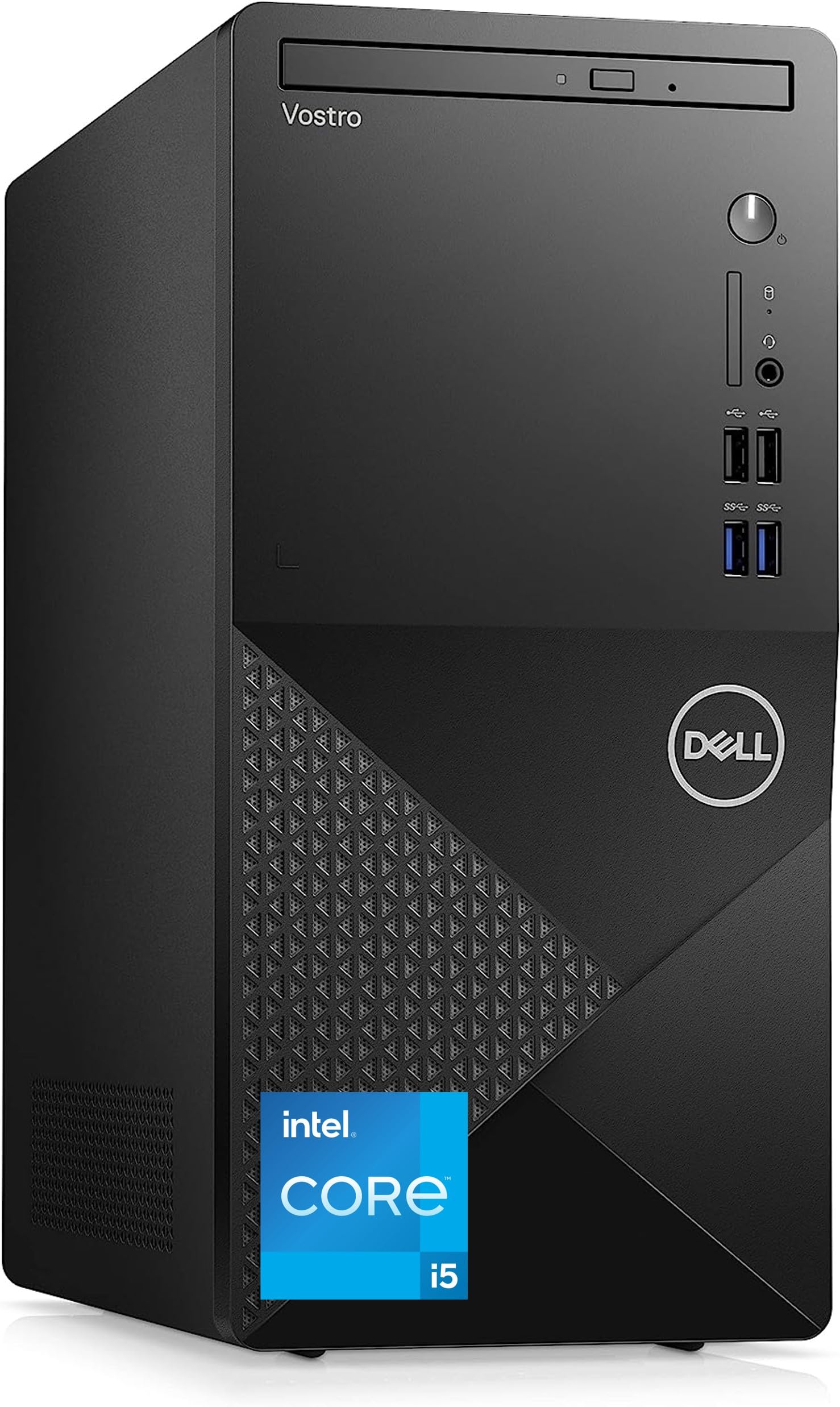 Dell Vostro 3910 Desktop Computer | 12th Gen Intel Core i5-12400 Processor | Intel UHD Graphics 730 | WiFi 6 | DVD-RW | Display Port | HDMI | Windows 11 Pro (16GB RAM | 1TB SSD)