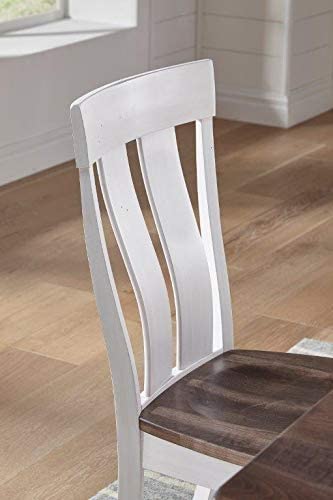 Carol's Inspirations 7 Piece Solid Maple Wood Dining Room Set | Full Kitchen Table Set with Table and 6 Chairs | 38” x 64” Rustic Rectangle Table with Eased Edge and Distressing | Handmade in USA