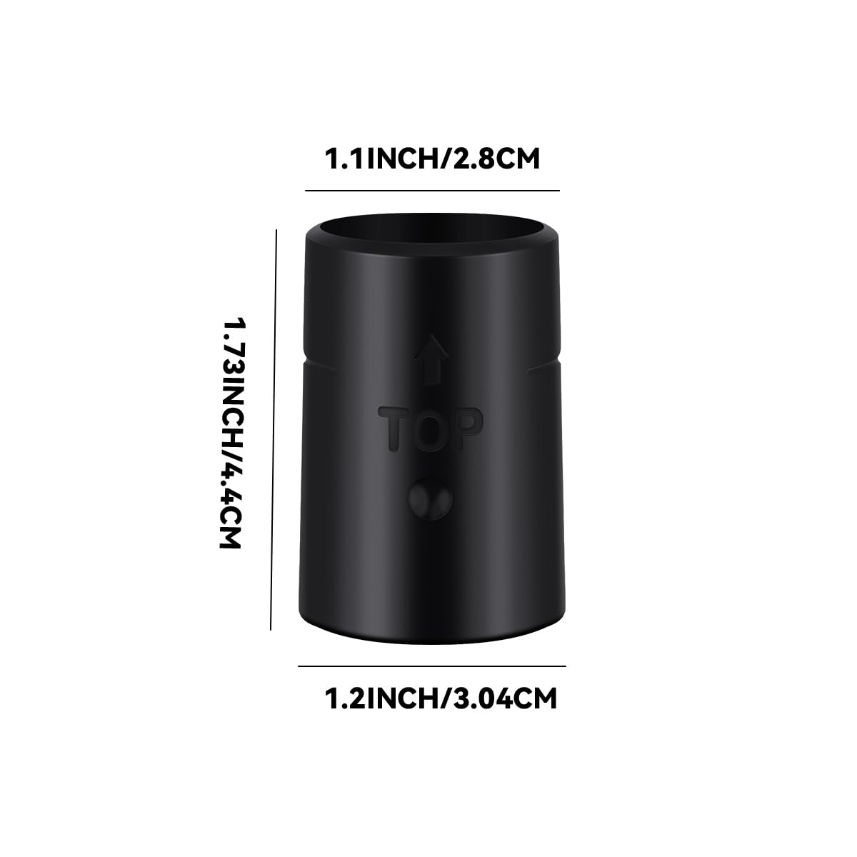50 Pack Plastic Wire Shelving Shelf Lock Clips Black Post Shelving Split Sleeves for 1" Diameter Shelving Sleeves Replacements