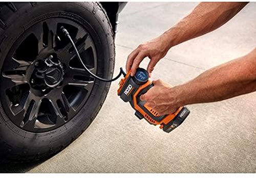 Ridgid 18-Volt Digital Universal Inflator (Tool Only) (RENEWED)