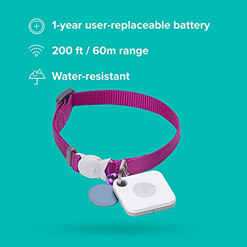 Tile Mate (2020) 1-pack - Bluetooth Tracker, Keys Finder and Item Locator for Keys, Bags and More; Water Resistant with 1 Year Replaceable Battery
