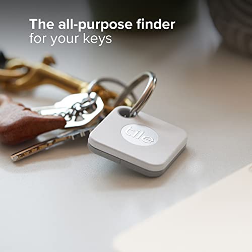 Tile Mate (2020) 1-pack - Bluetooth Tracker, Keys Finder and Item Locator for Keys, Bags and More; Water Resistant with 1 Year Replaceable Battery