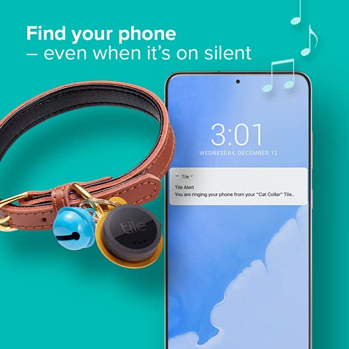 Tile Sticker (2022) 2-Pack. Small Bluetooth Tracker, Remote Finder and Item Locator, Pets and More; Up to 250 ft. Range. Water-Resistant. Phone Finder. iOS and Android Compatible.