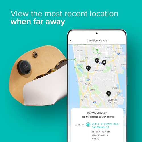 Tile Sticker (2022) 2-Pack. Small Bluetooth Tracker, Remote Finder and Item Locator, Pets and More; Up to 250 ft. Range. Water-Resistant. Phone Finder. iOS and Android Compatible.