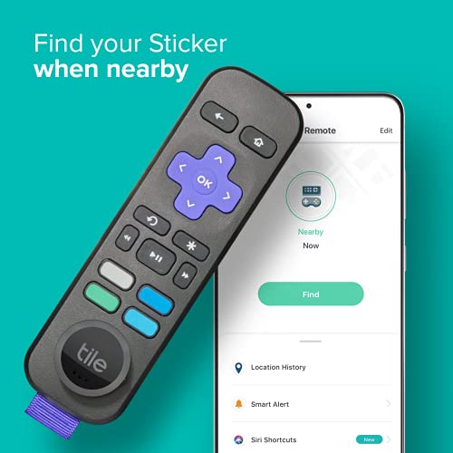 Tile Sticker (2022) 2-Pack. Small Bluetooth Tracker, Remote Finder and Item Locator, Pets and More; Up to 250 ft. Range. Water-Resistant. Phone Finder. iOS and Android Compatible.