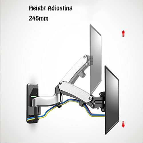 sgzyl Spring Dual Arm 40-50" 8-16kg Full Motion Monitor Wall Bracket LCD Tv Mount Holder Support