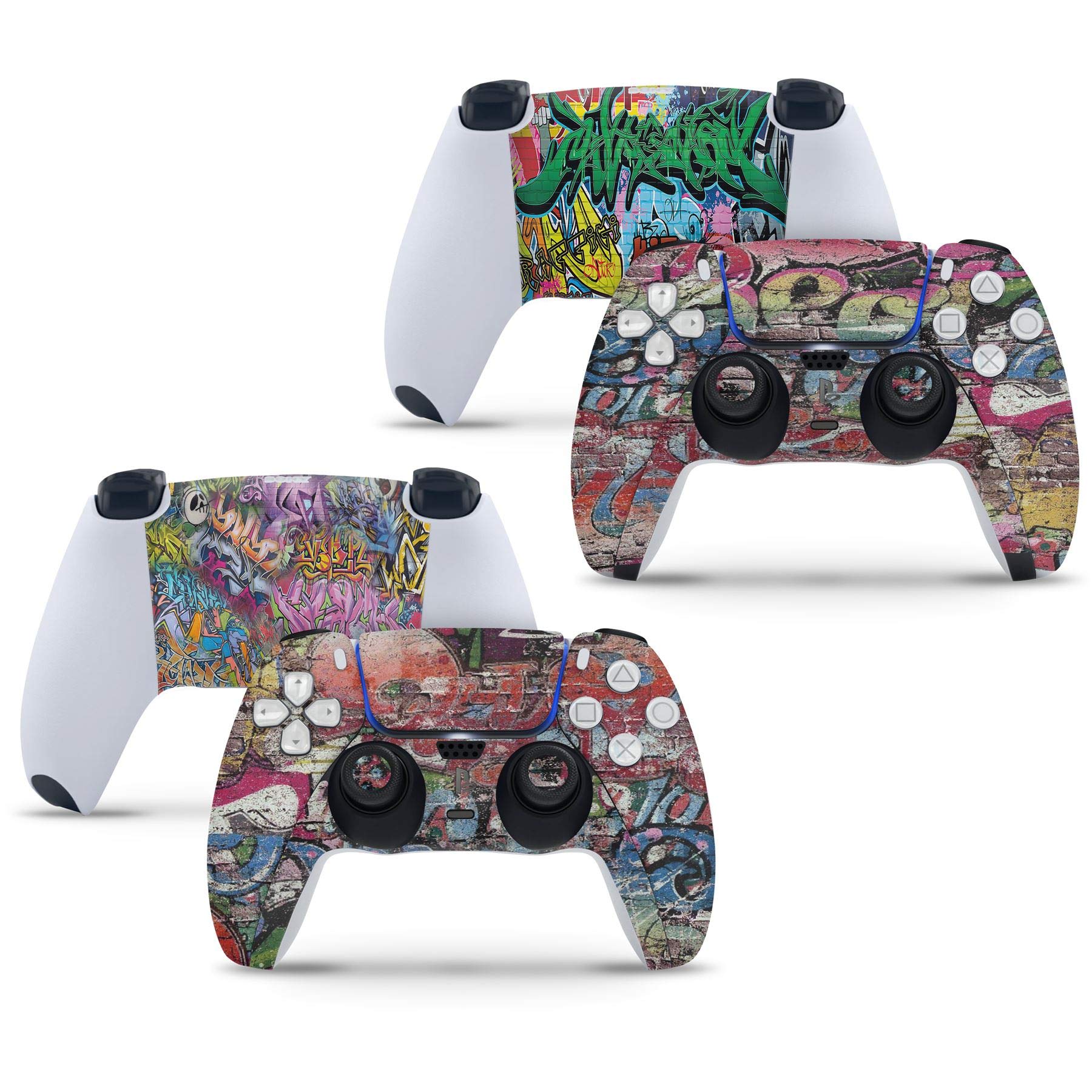 2 x Weed Playstation 5 PS5 Controller Skins Full Wrap Vinyl Sticker