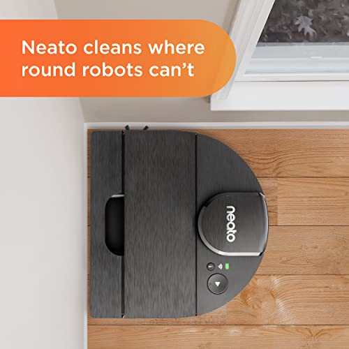 Neato D9 Intelligent Robot Vacuum CleanerâLaserSmart Nav, Smart Mapping, Cleaning Zones, WiFi Connected, 200-Min Runtime, Powerful Suction, Turbo Clean, Corners, Pet Hair, XXL Dustbin, Alexa. 945-0445
