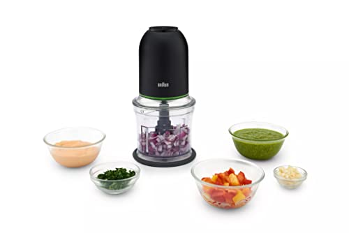 Braun CH3012BK EasyPrep™ Mini Food Processor, 4 cup, Black