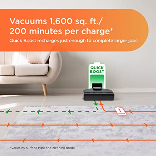 Neato D9 Intelligent Robot Vacuum CleanerâLaserSmart Nav, Smart Mapping, Cleaning Zones, WiFi Connected, 200-Min Runtime, Powerful Suction, Turbo Clean, Corners, Pet Hair, XXL Dustbin, Alexa. 945-0445